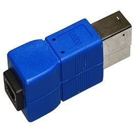 USB 3.0 Gender Changer Mini Type-B Female to USB 3.0 Type-B Male